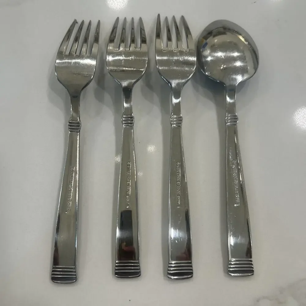Wallace | Dining | Vtg Wallace Napolifrost Stainless 81 Set Of 4 ...